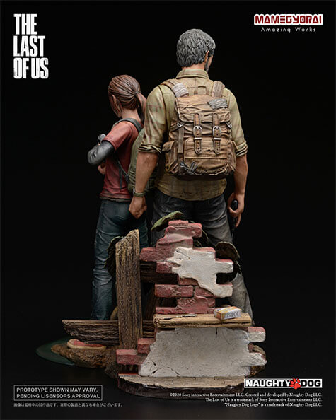 Figurines de Joel et Ellie dans The Last of Us Remastered par Mamegyorai