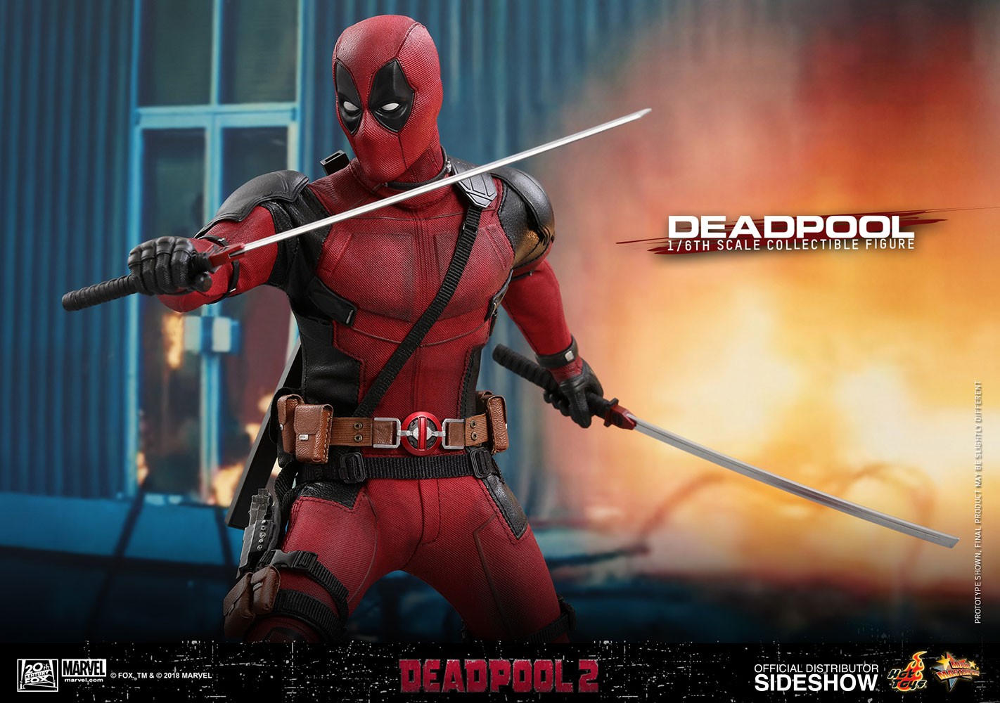 Figurine Deadpool 2 par Hot Toys