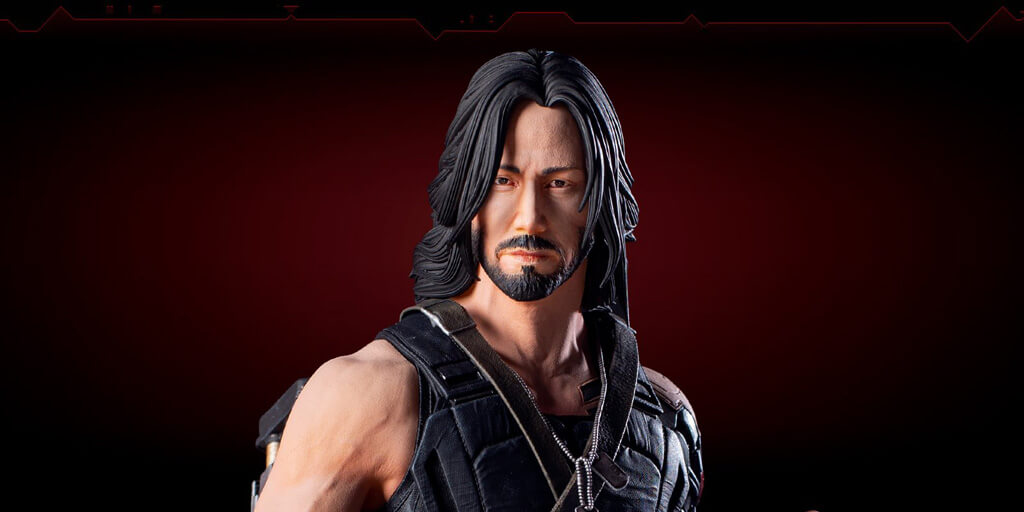 Figurine de Johnny et Alt dans Cyberpunk 2077