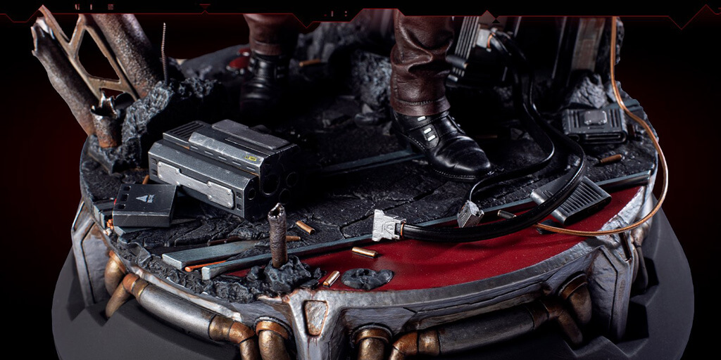 Figurine de Johnny et Alt dans Cyberpunk 2077