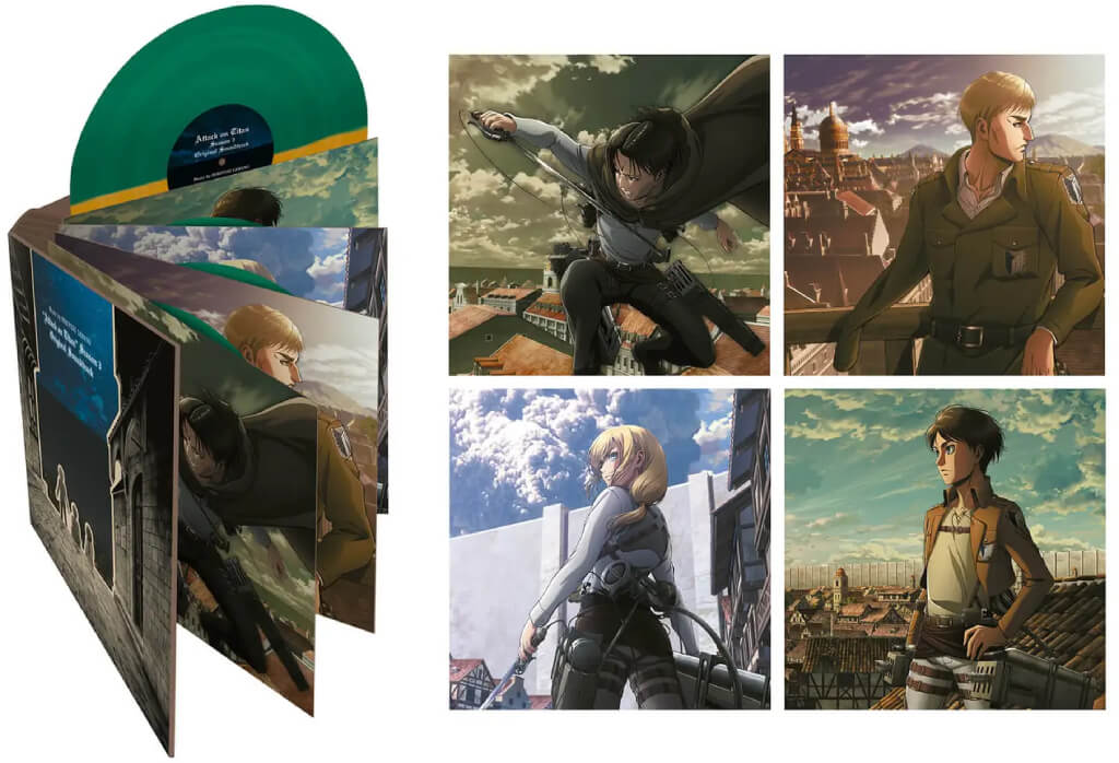L'Attaque des Titans Saison 3 - Bande originale vinyles verts