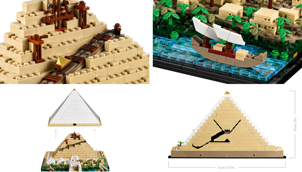 La grande pyramide de Gizeh - LEGO Architecture