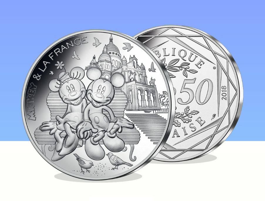 Blog - Une collection de pièces Mickey par la Monnaie de Paris